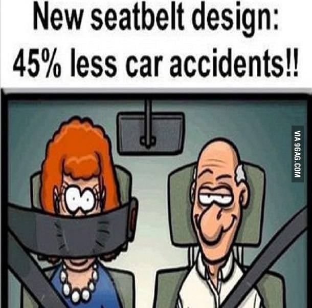 New Seat-belt Design - 9GAG