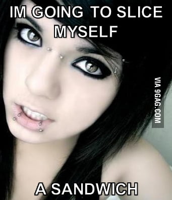 Misunderstood Emo Girl - 9GAG