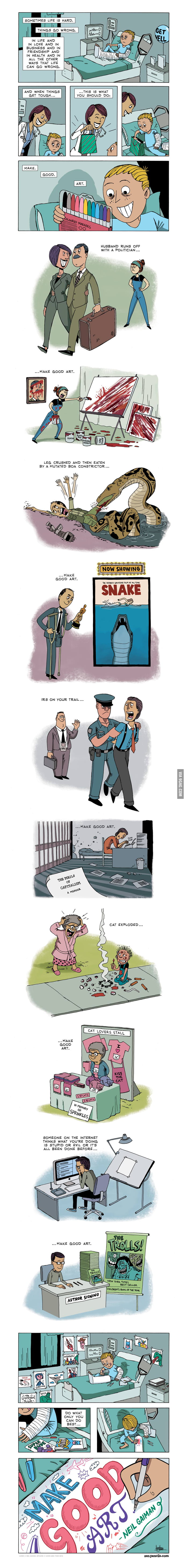 Make some art - 9GAG