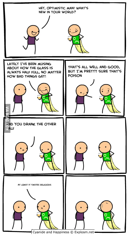 Optimistic Man - 9GAG