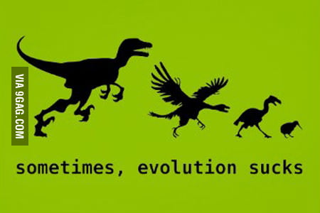 Sometimes evolution sucks... - 9GAG