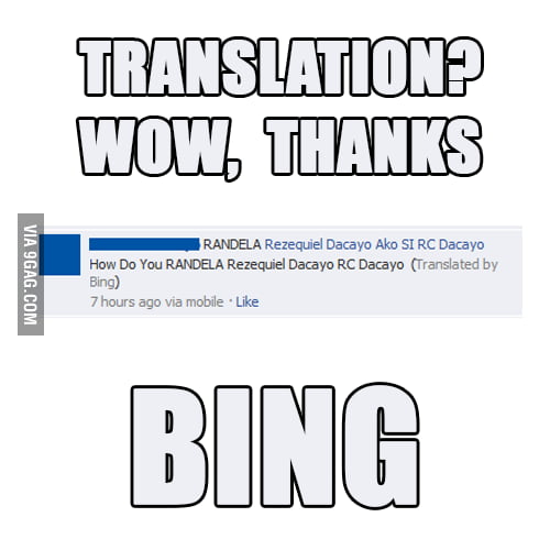 Thanks bing - 9GAG