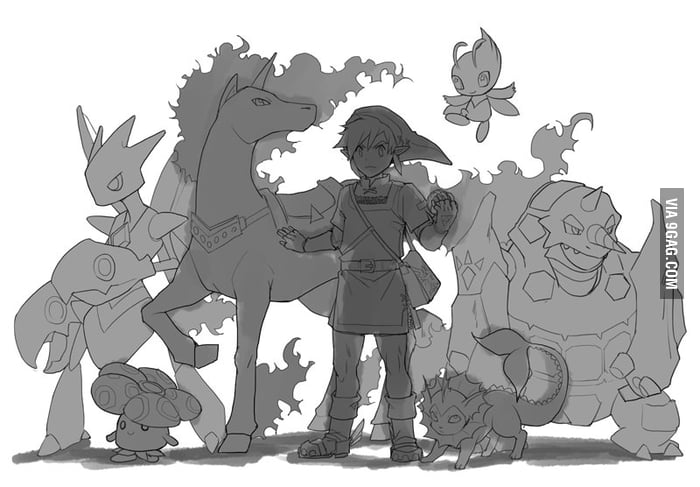 Link's Pokemon team - 9GAG