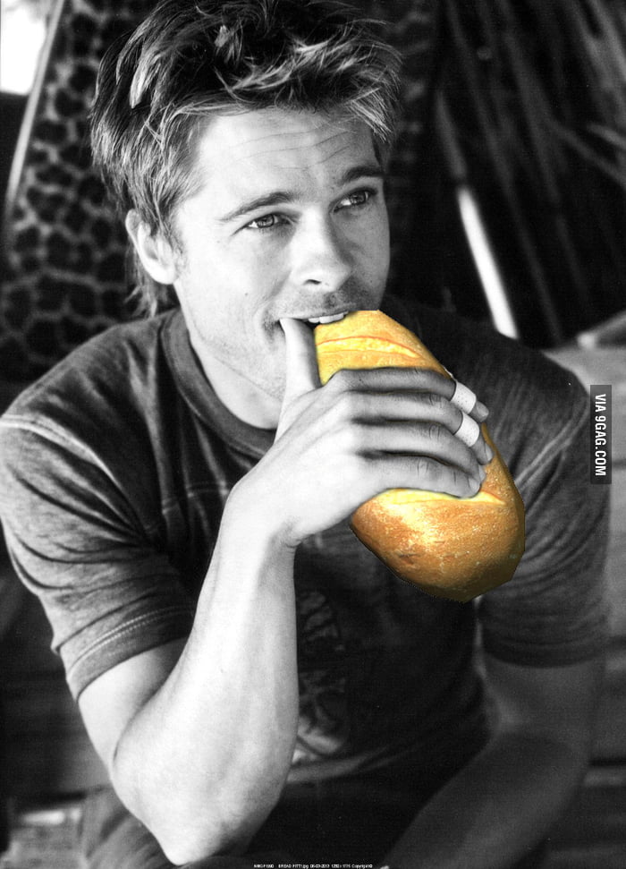 BREAD PITT! - 9GAG