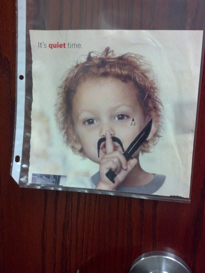 It's quiet time - 9GAG