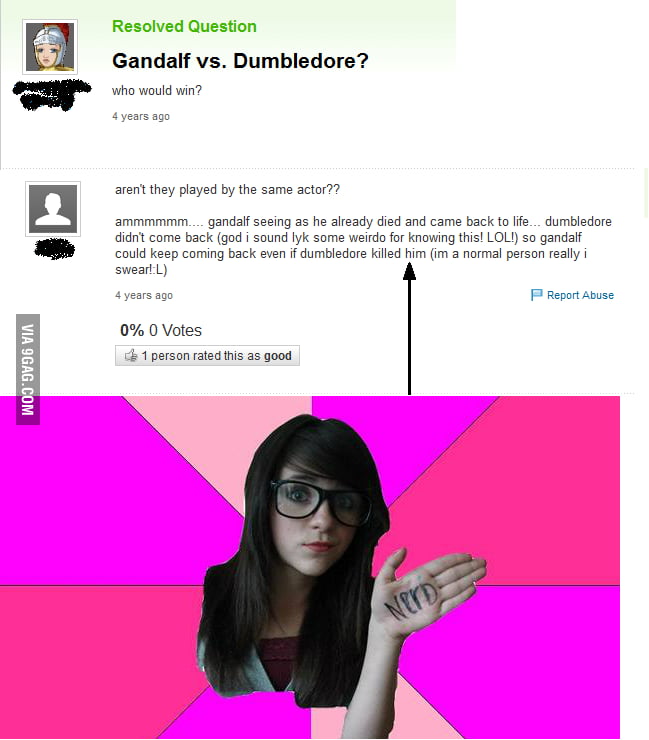 Such a nerd.... - 9GAG