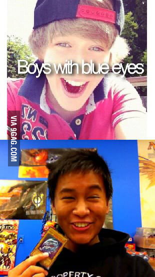 Boys with blue eyes - 9GAG