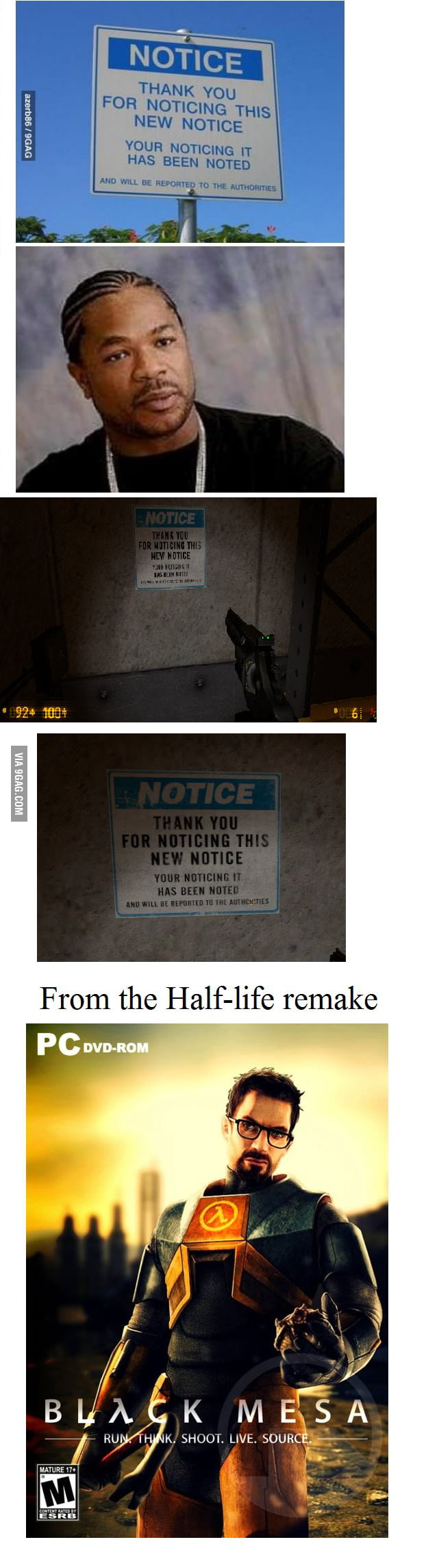 Dafuq sign in Black Mesa - 9GAG