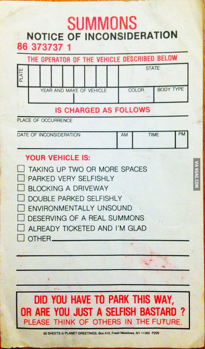 Notice of inconsideration - 9GAG