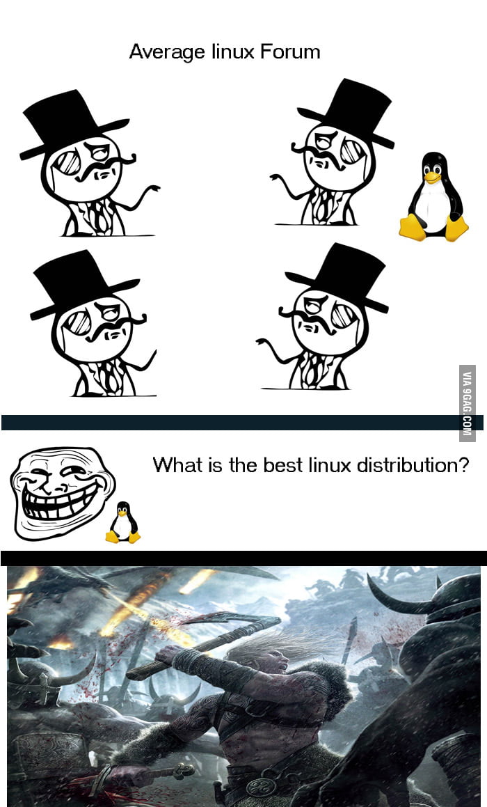 Linux Troll - 9GAG