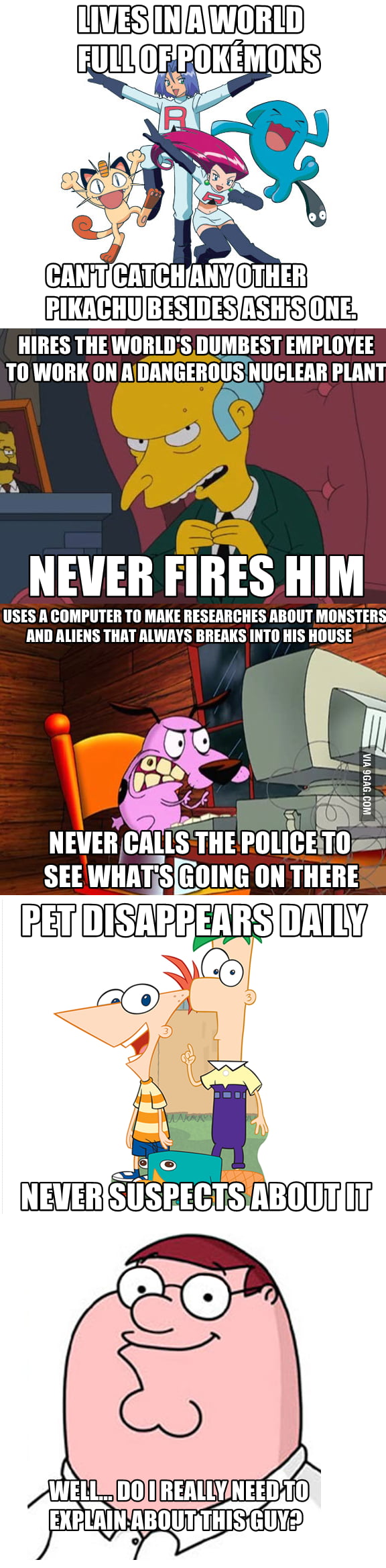 Cartoon's dumbest characters - 9GAG