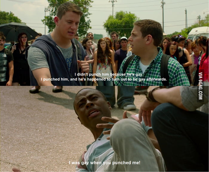 I was gay when you punched me! - 9GAG