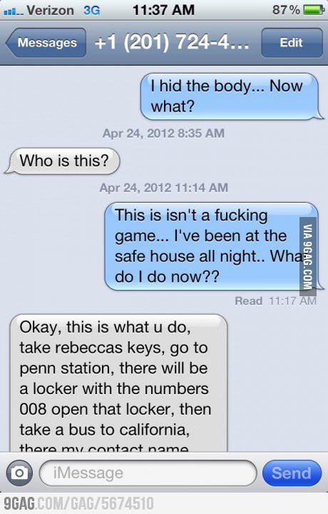 Prank gone wrong... - 9GAG