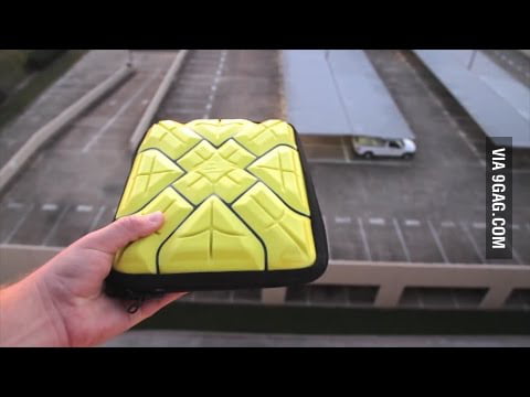100' iPad Drop Test (G-Form Case) - 9GAG