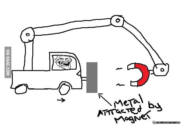 Magnet car - 9GAG