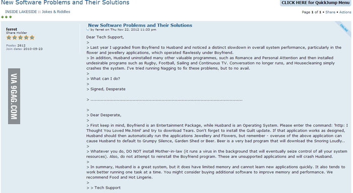 New Software Problems - 9GAG