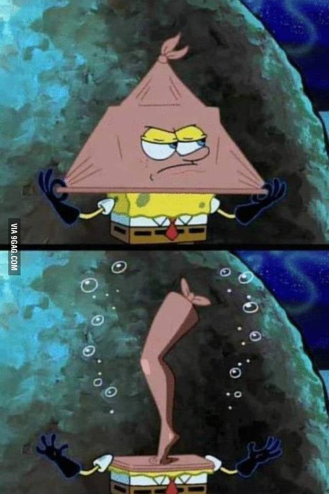 SpongeBob logic - 9GAG