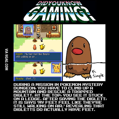 The only truth about Diglett. - 9GAG