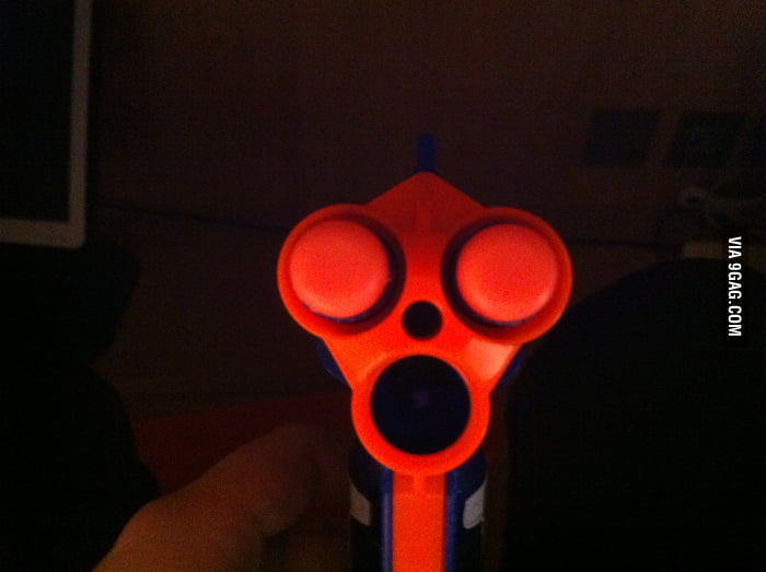 Shocked Nerf gun - 9GAG