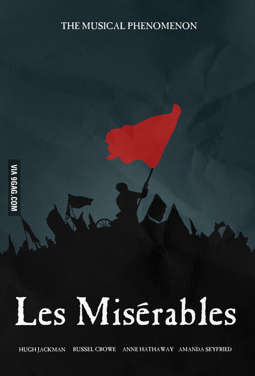 Les Miserables animation posters is just better :D - 9GAG