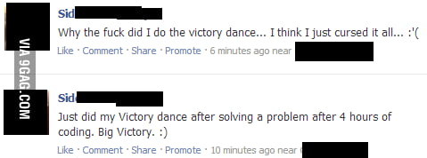 A Developers (Night) Life - 9GAG