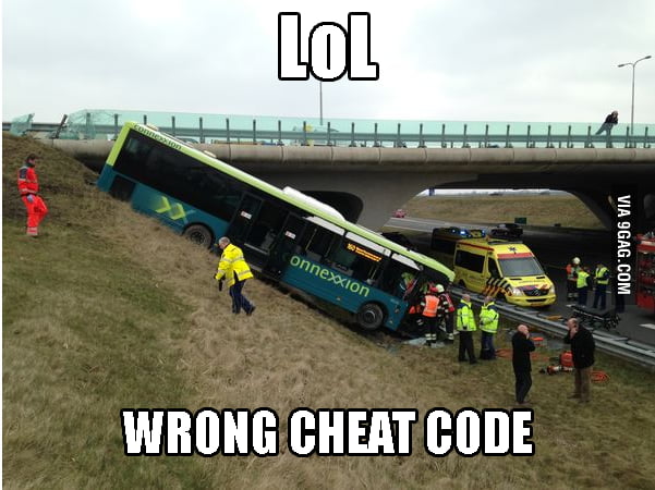 LoL wrong Cheat code - 9GAG