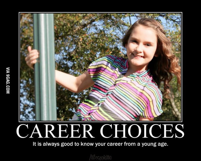 A bright future, stripper. - 9GAG