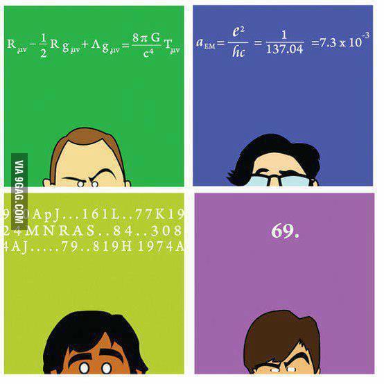 Mathematics according to Big Bang Theory Cast - 9GAG