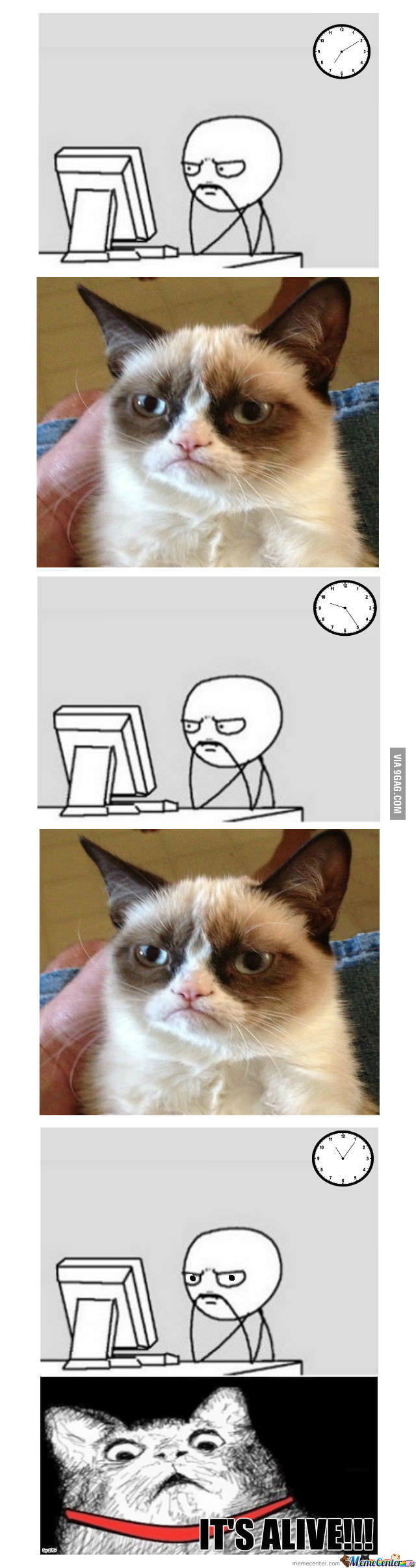 Time Flies Grumpy Style - 9GAG