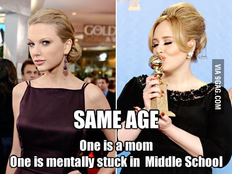 Taylor and Adele - 9GAG