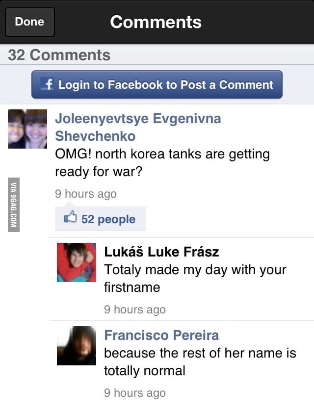 Comments on 9gag - 9GAG