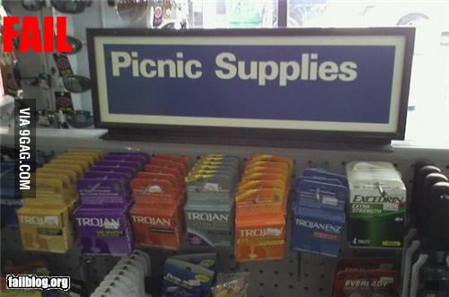 Classic: Picnic Supplies FAIL - 9GAG