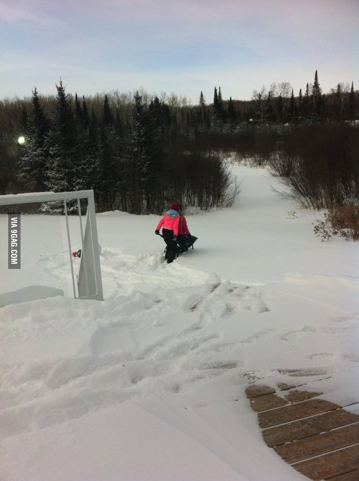 Redneck Sledding - 9GAG