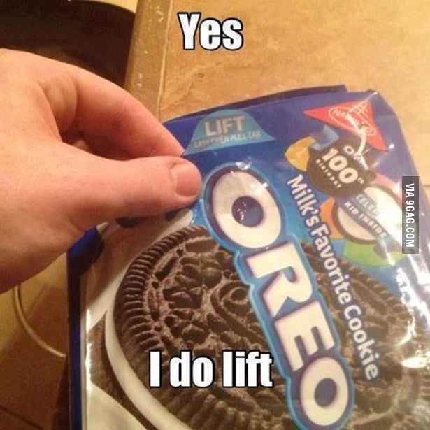 I lift like a champion - 9GAG