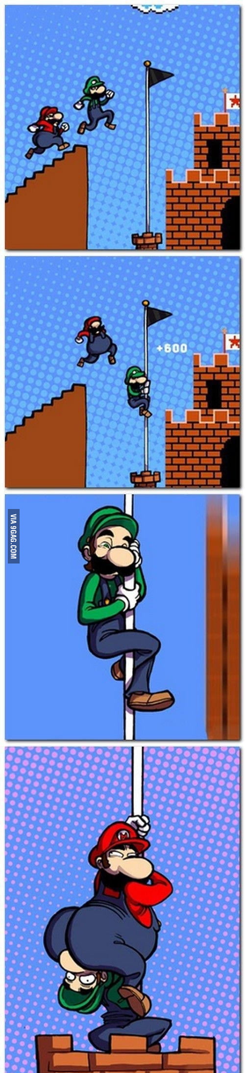 Mario Isnt Good At Pole Dancing 9gag