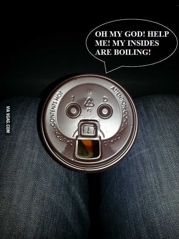 Caution: Contents Hot - 9GAG