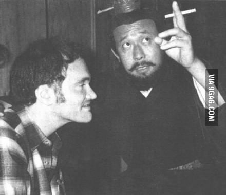 Quentin Tarantino and Jiang Wen - 9GAG