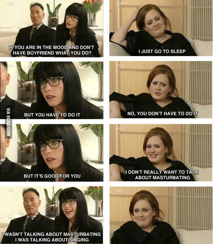 What were you thinking Adele? - 9GAG