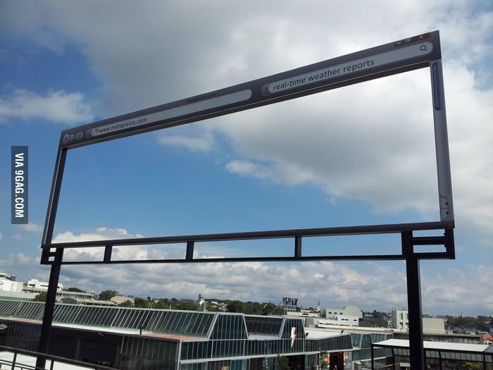 Clever Weather Billboard - 9GAG