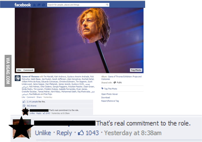 Sean Bean's commitment - 9GAG