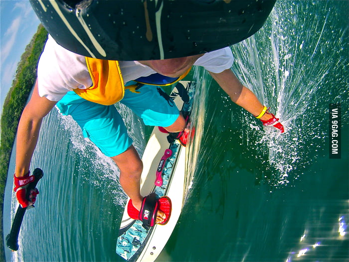 Wakeboarding with Gopro Camera - 9GAG