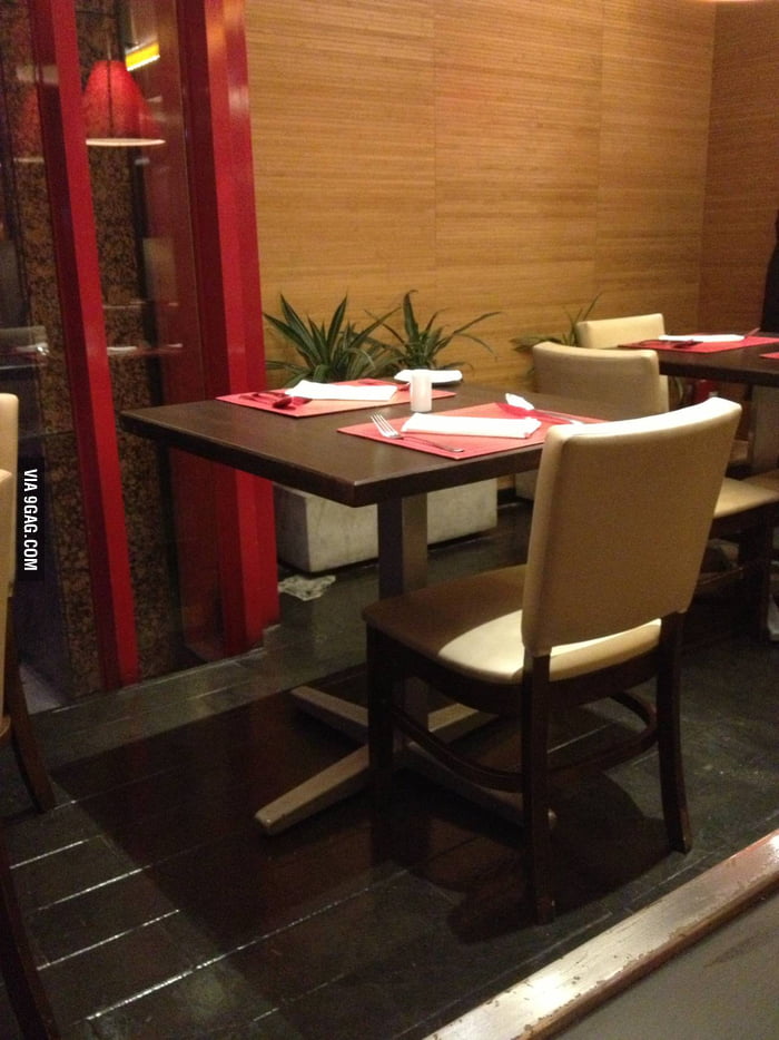 4 ever alone table - 9GAG