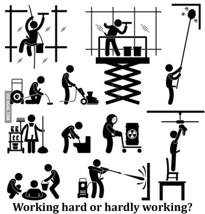 Working hard... - 9GAG