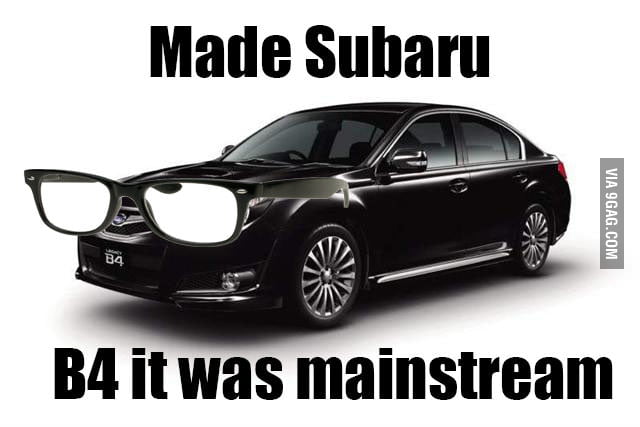 Hipster Subaru - 9GAG