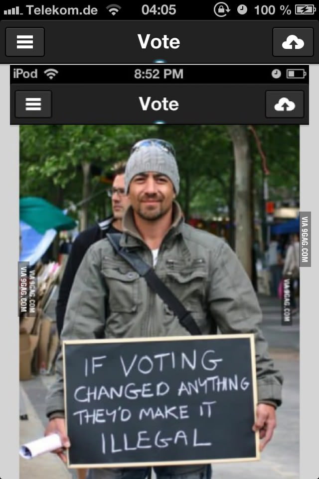 I find this quite ironic - 9GAG