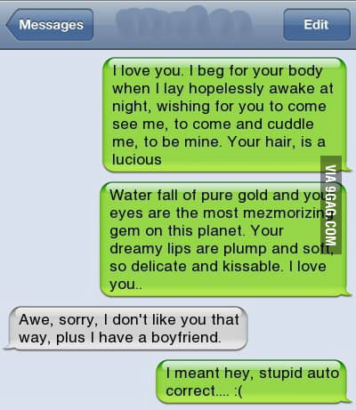 Damn autocorrect - 9GAG