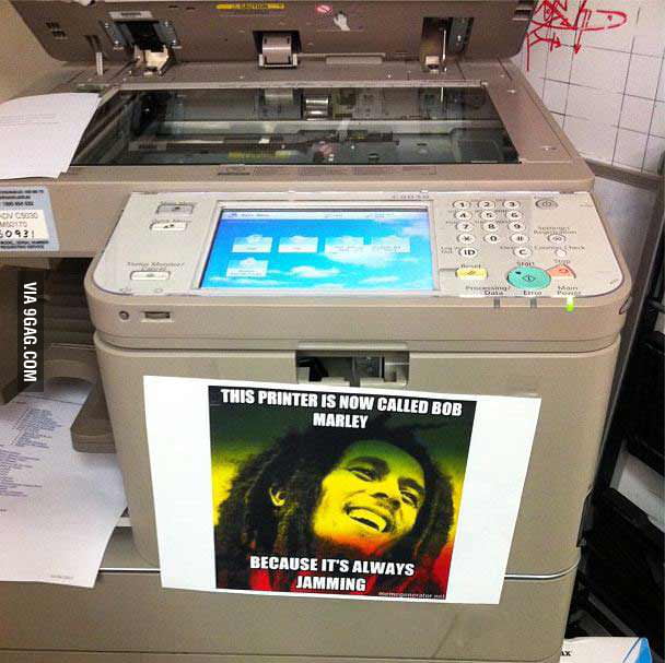 Bob Marley PRINTER - 9GAG