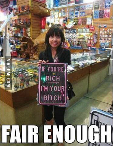 Fair enough! - 9GAG