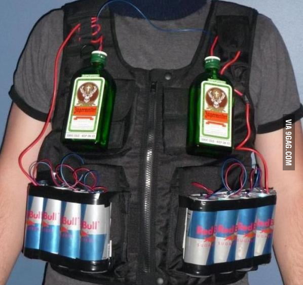 I want this terror, Jagerbomb vest - 9GAG