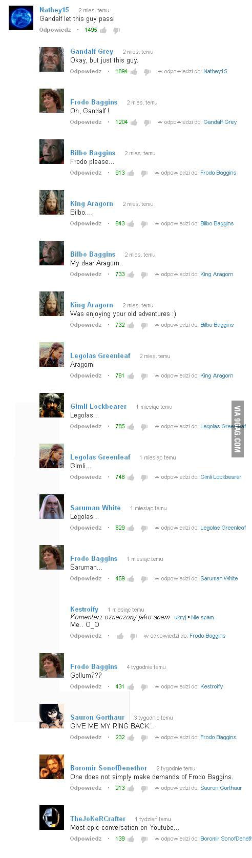 The most epic conversation on youtube - 9GAG